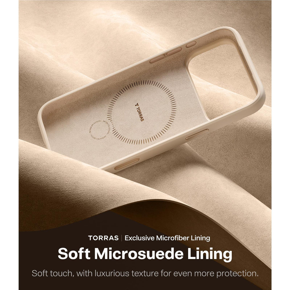 Torras Ostand Silicone MagSafe Case iPhone 17 Pro Max - Modern Brown ...