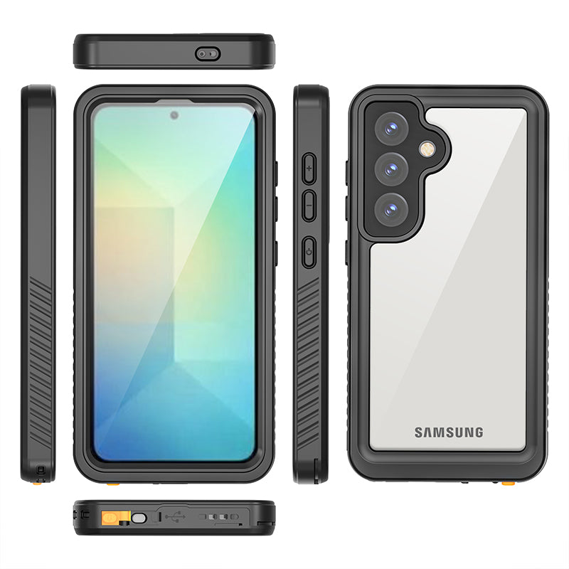 Samsung Galaxy S25 Waterproof & Dustproof Case | IP68 Full-Body Protection with Built-in Screen ...
